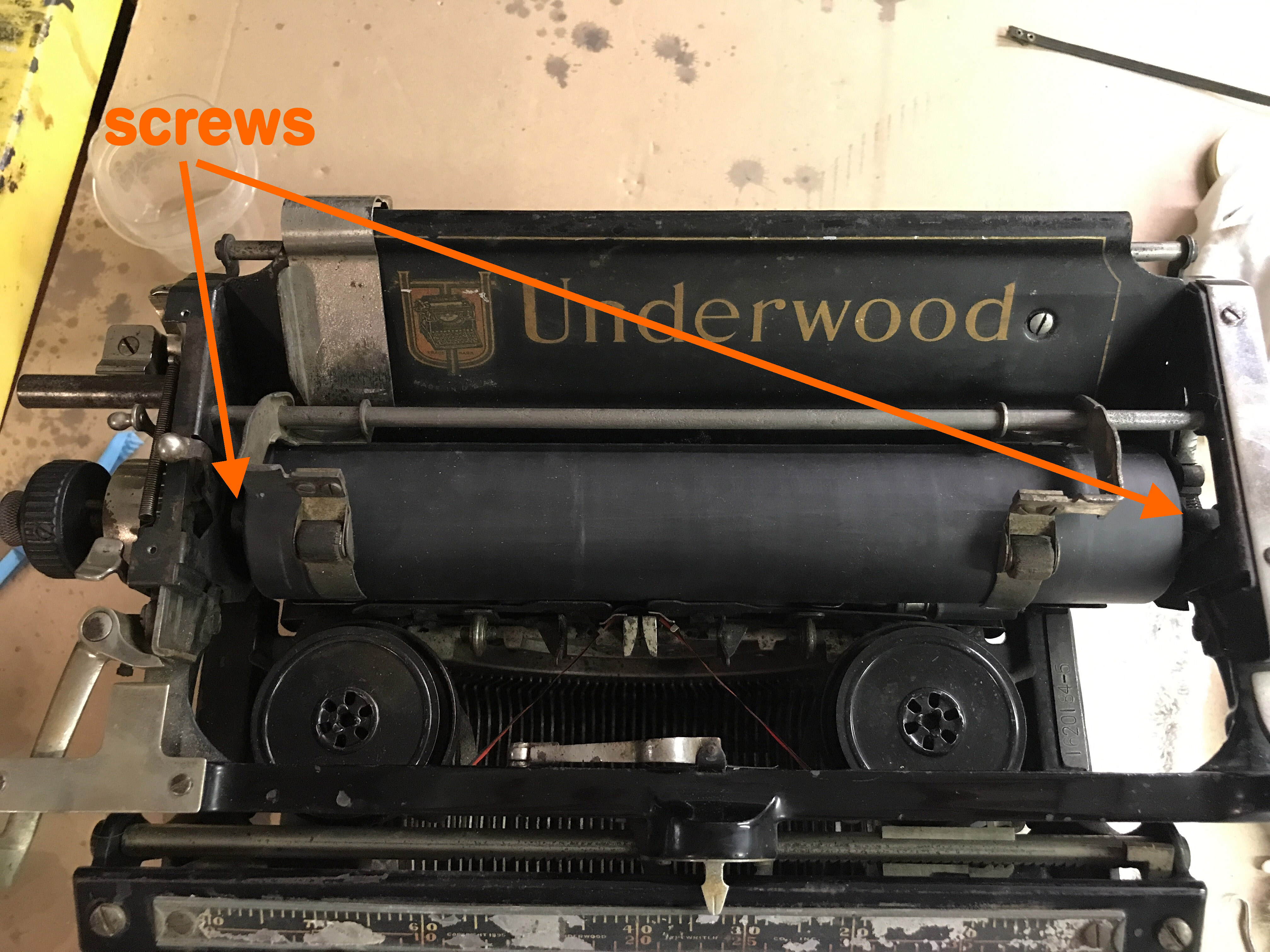 Recovered Memories: Underwood 5 Platen and Carriage Removal ...